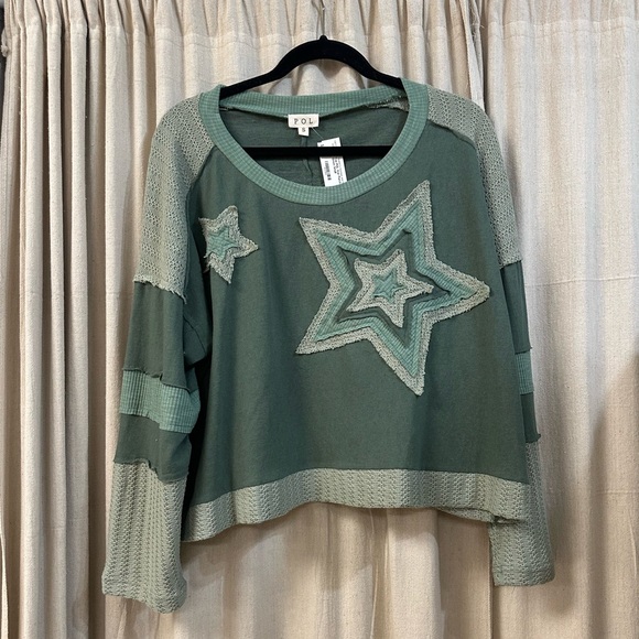 POL | Tops | Nwt Pol Star Patchwork Top | Poshmark